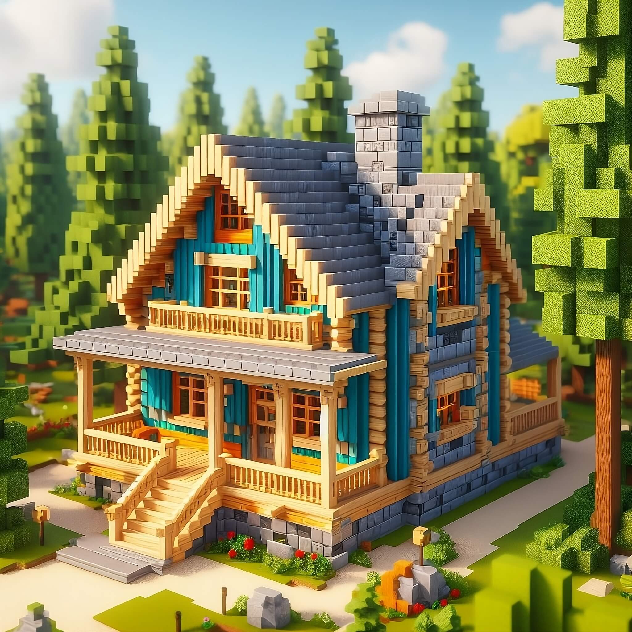 Building My First Real Minecraft House - UltraServers Blog